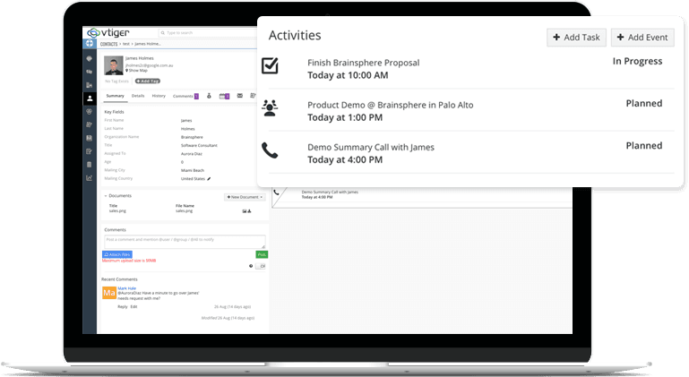 vtiger crm – H.A. Consultancies Bahrain